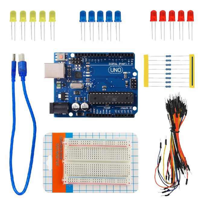 KT0007 - BASIC / STARTER ARDUINO UNO R3 DEVELOPMENT KIT