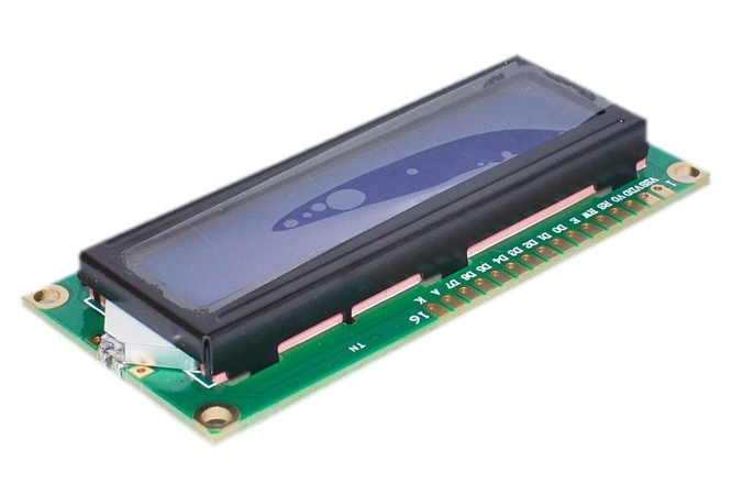 62520034 / 62520001 - LCD DISPLAY MODULE 16CH 2L 80x36mm SPLC780D1 BLUE