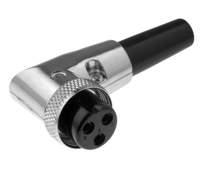 Other Electronic Components & Equipment - FEMALE R/A 3-PIN MICROPHONE ...