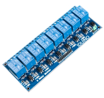 ME115 - 8-CH RELAY 5V COIL, Module Board