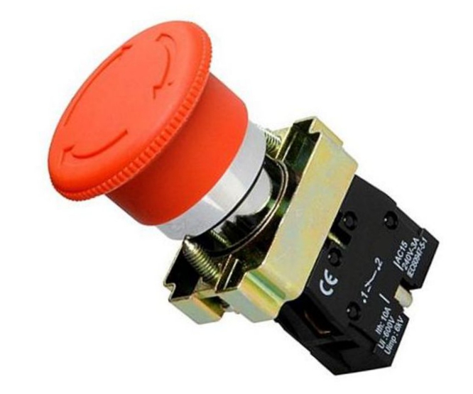 PB-ADP2-BS542 - EMERGENCY STOP PUSH BUTTON MUSHROOM NC 22mm