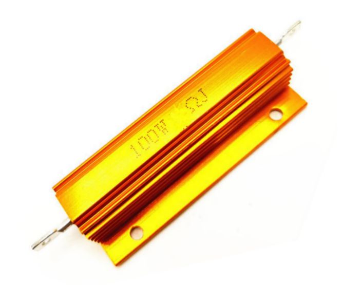 100W-1R0-J - RESISTOR 100W ALUMINUM W/W IN 50W CASE 1E0