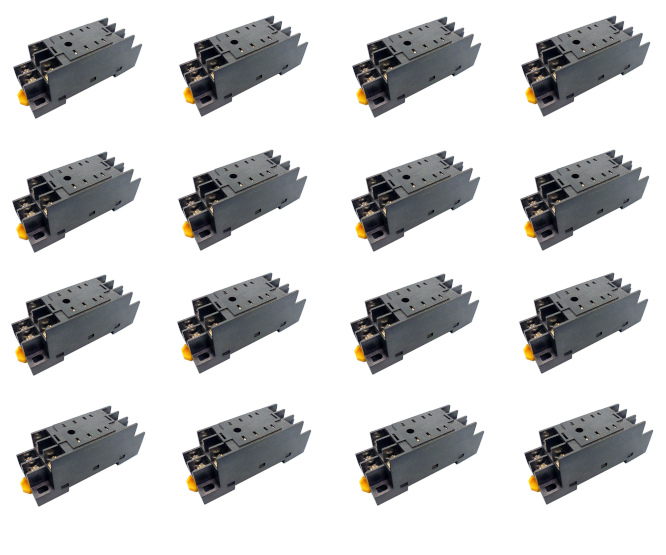 SYF-08A - RELAY BASE / SOCKET DPDT D/R SCREW TERM - 500P /BOX