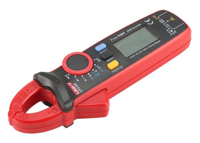 UT210D - MINI CLAMP MULTIMETER T-RMS 200A 600V 20M, AUTO RANGING