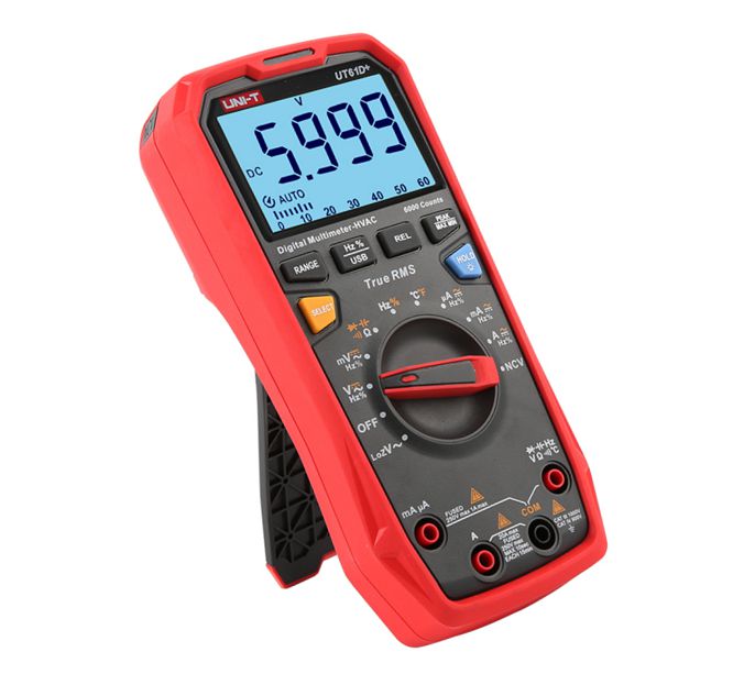 UT61D+ - TRUE RMS DIGITAL MULTIMETER 20A AC/DC 1000VDC, AUTO RANGING