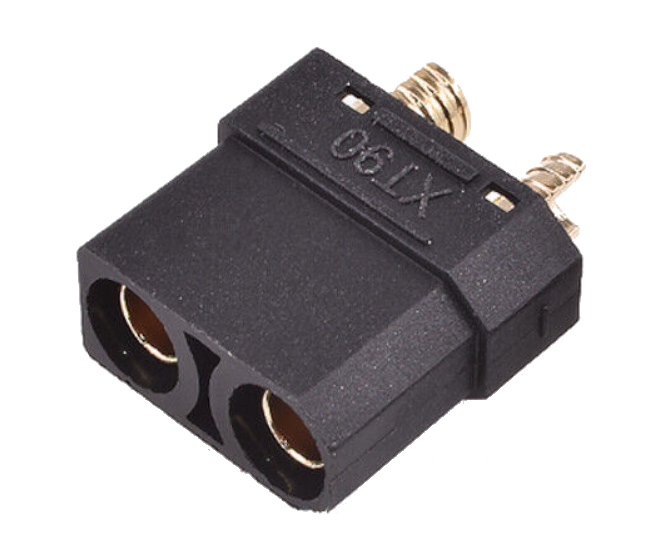 XT60-BK - BATTERY CONNECTOR SOCKET / FEMALE